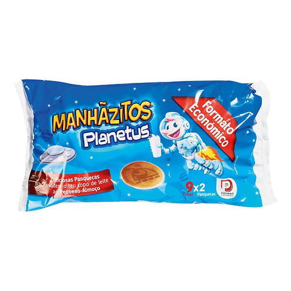 Manhãzitos Planetus Panquecas Pack 9 x 2 embalagem 315 g-El Corte ...