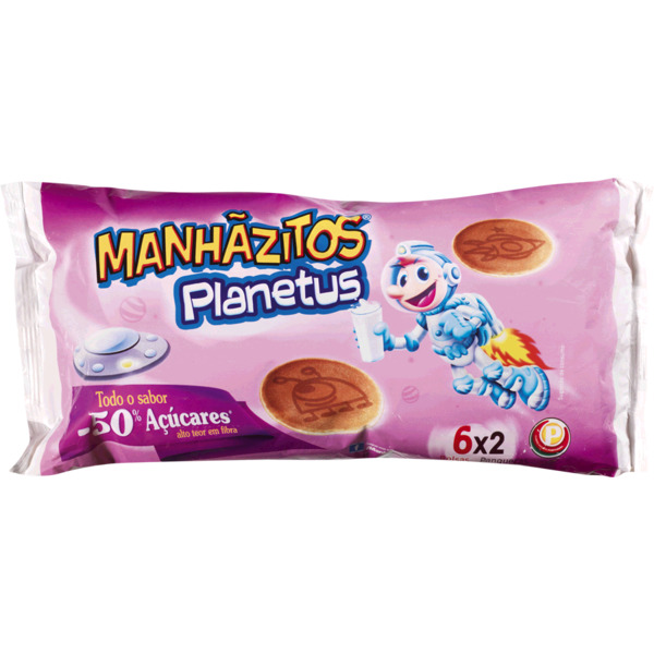 Manhãzitos Planetus Panquecas -50% Açúcares embalagem 208 g-El Corte ...